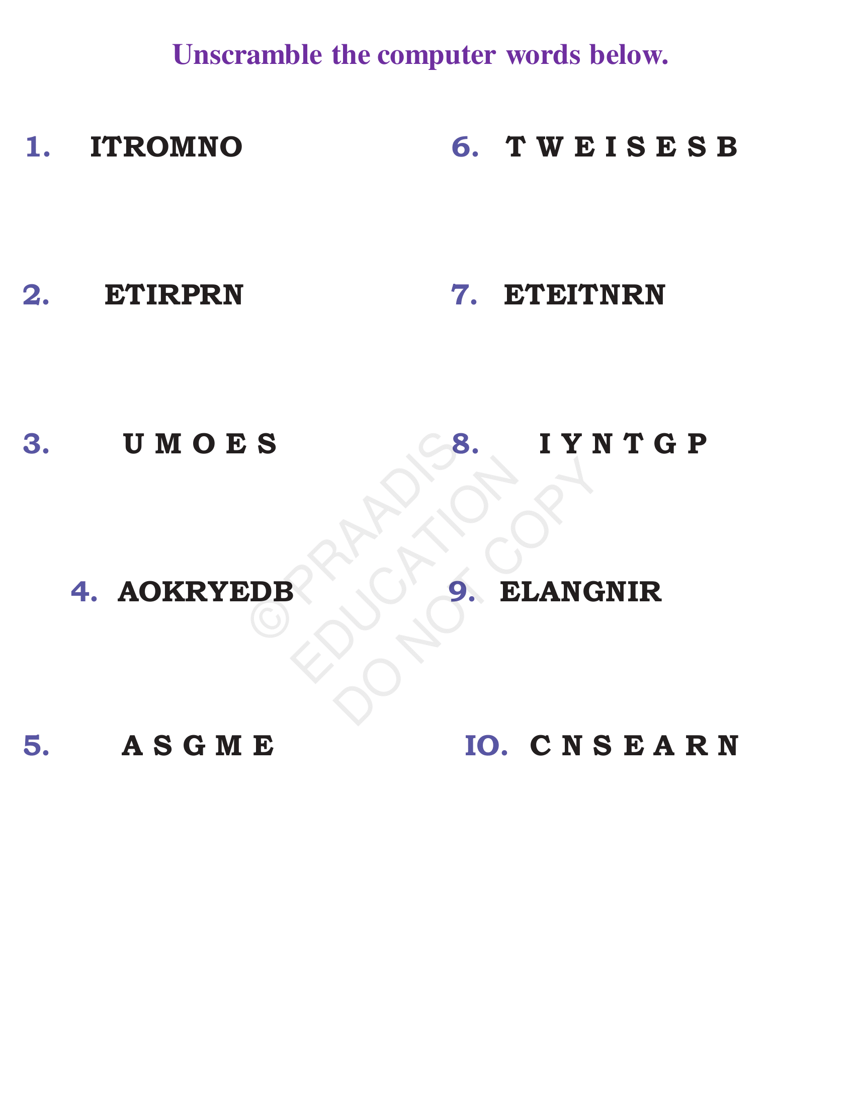 Worksheets for LKG to Grade 3 | Maths | English | EVS | Hindi – Free ...